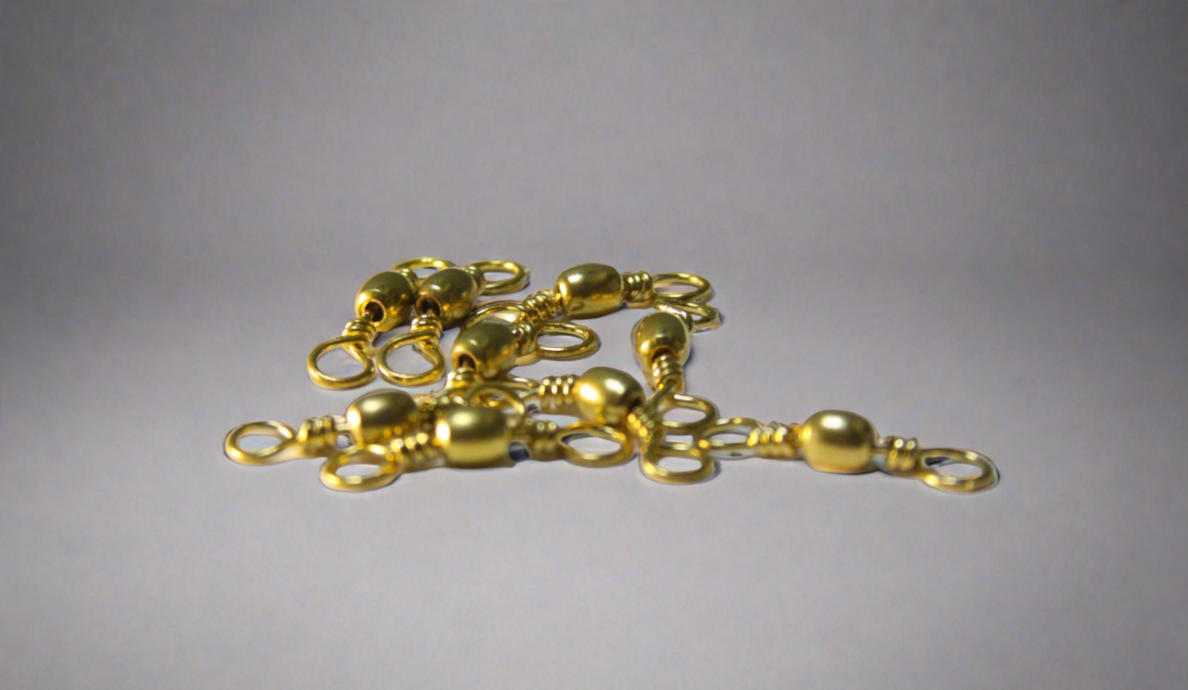 Brass Barrel Swivels #3 66lb rated – ProAngler Tackle